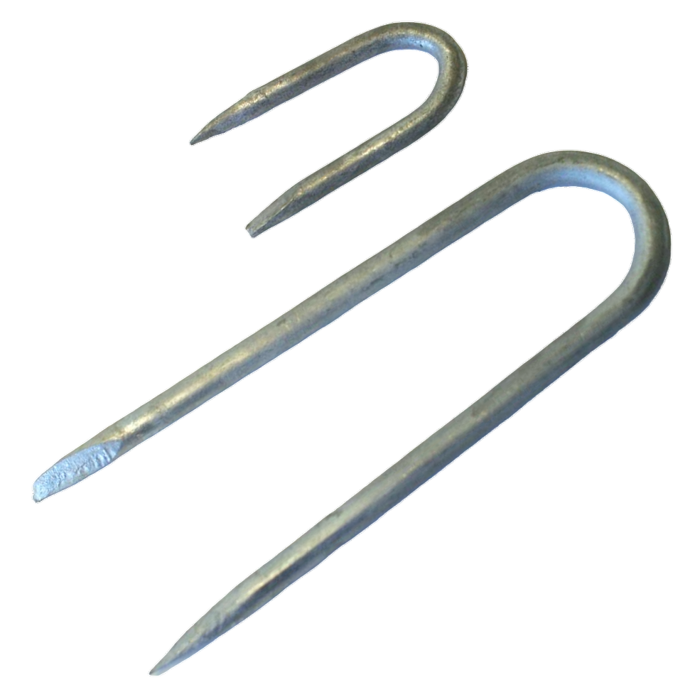 Kramper i Varmgalvanisert stål - 2" - 5" lengde